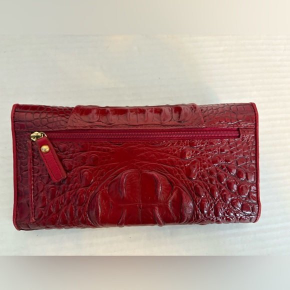 Brahmin | Bags | Brahmin Red Crocodile Embossed Aimee Bag With Matching ...